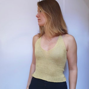 Halter Top Knitting Pattern - Etsy