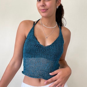 Halter Top Knitting Pattern - Etsy