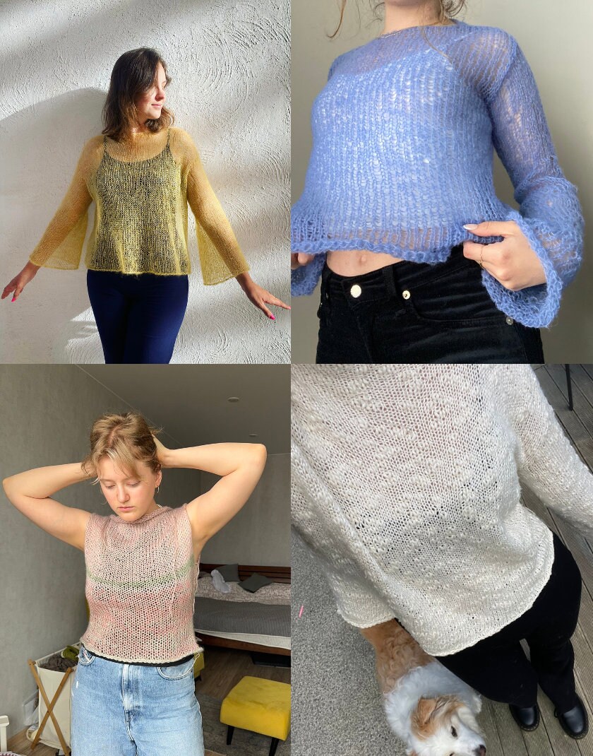 Mombasa Mohair Knitting Pattern - Etsy Canada