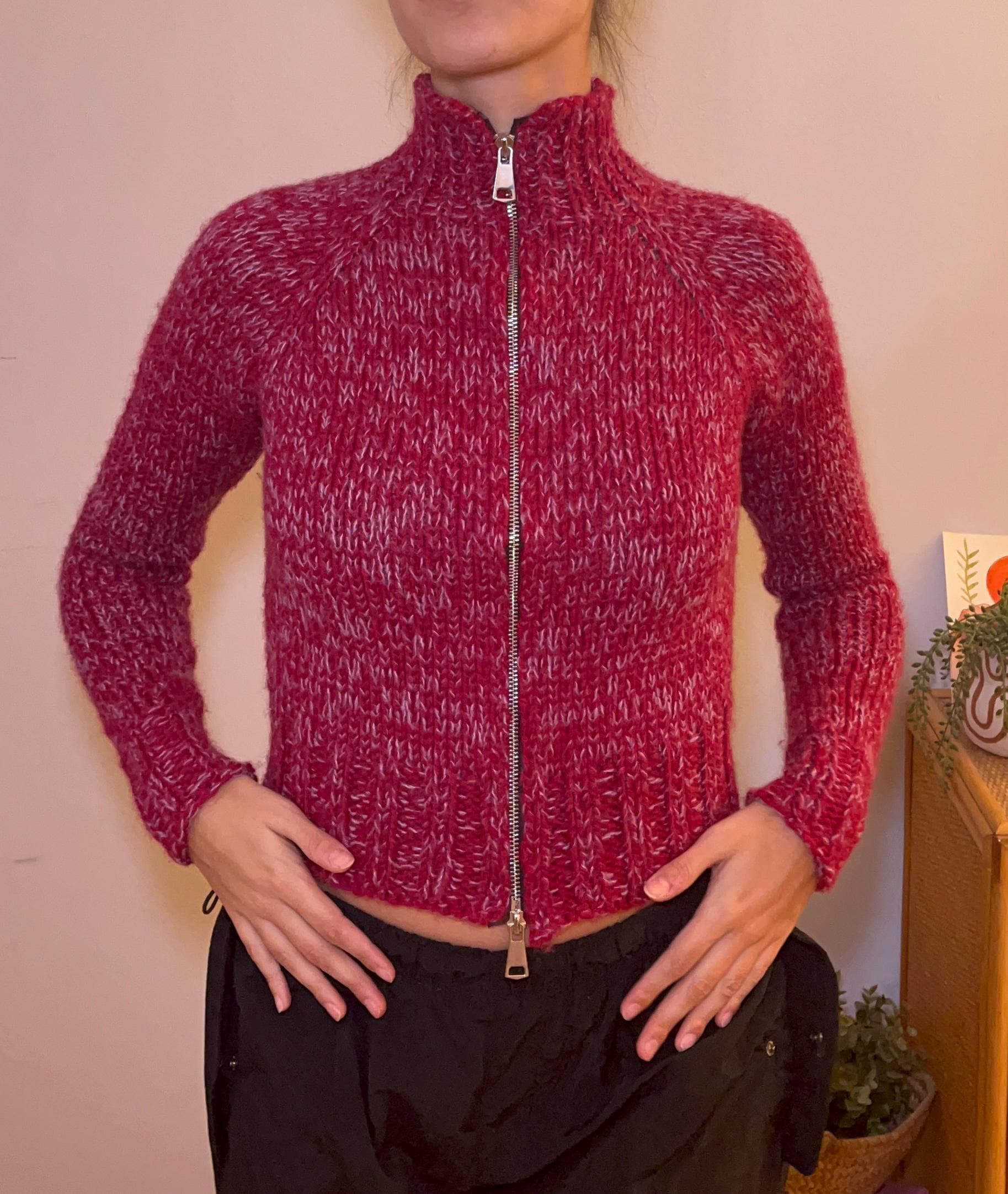 Zurich Zip up Sweater Knitting Pattern - Etsy