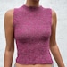 Rome Ribbed Top Knitting Pattern | With Sleeve Options - Etsy