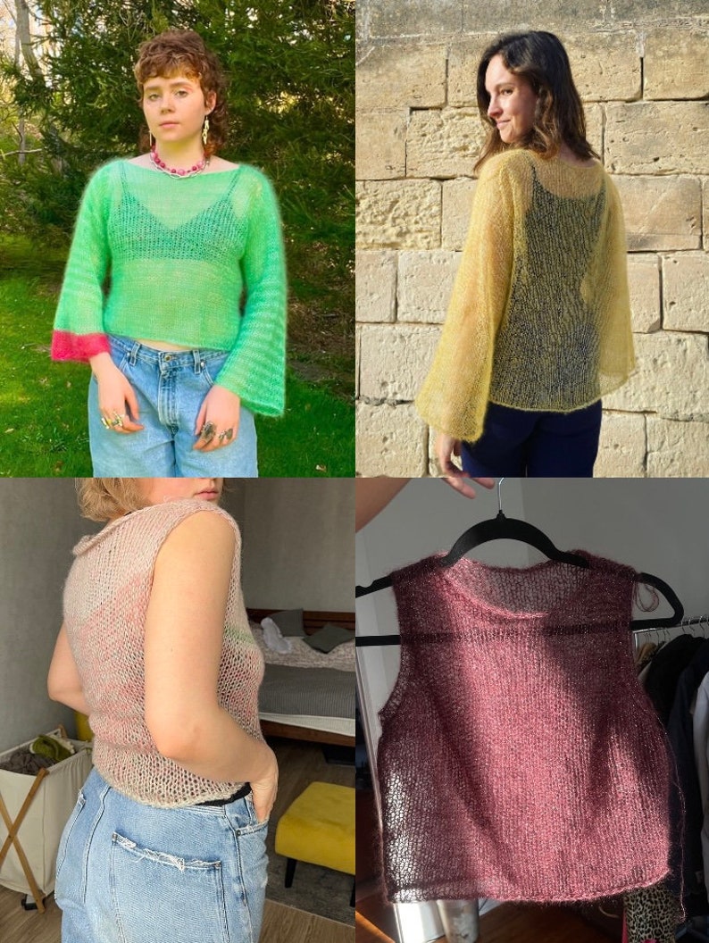 Mombasa Mohair Knitting Pattern - Etsy Canada