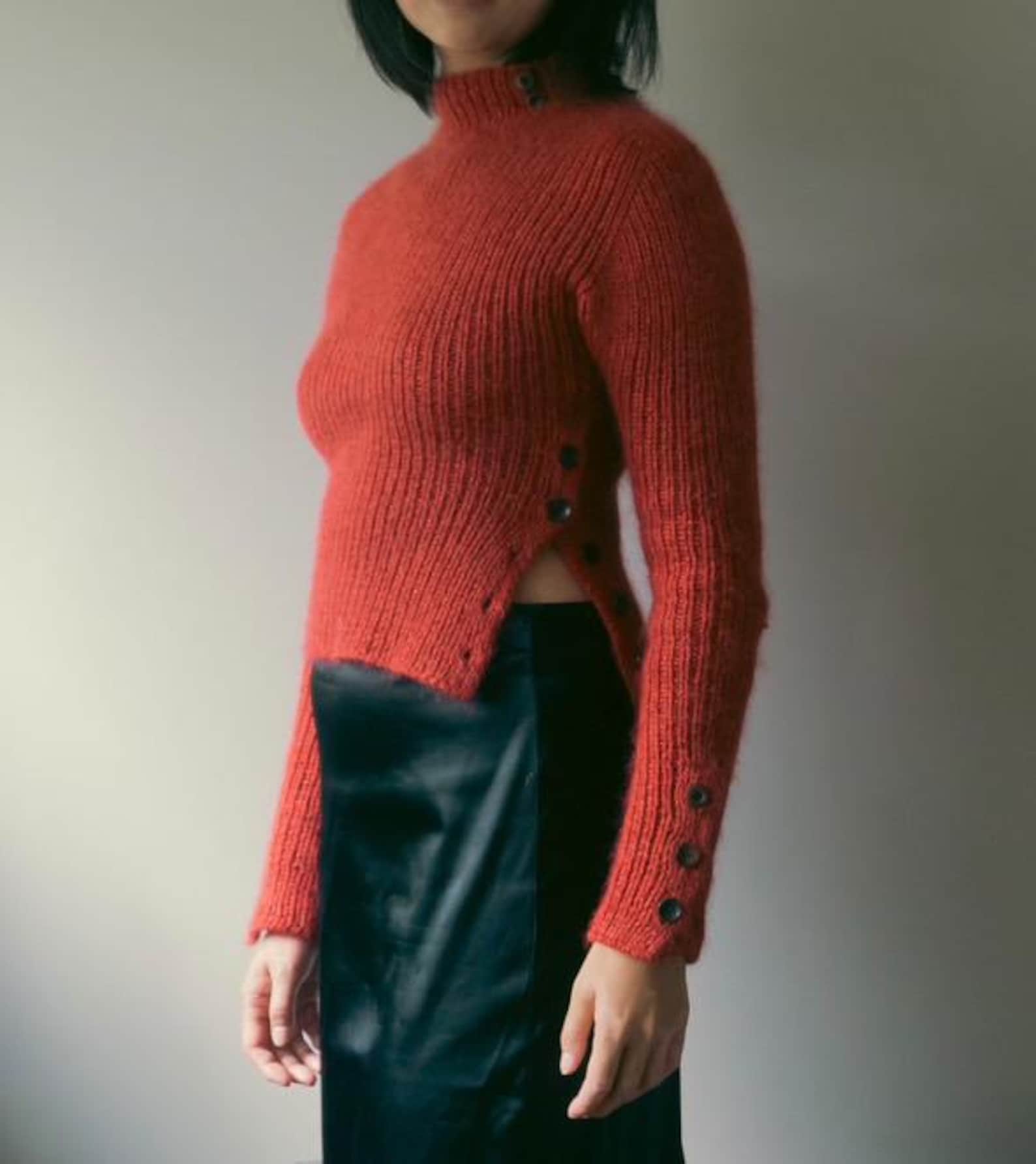 Rome Ribbed Top Knitting Pattern | With Sleeve Options - Etsy
