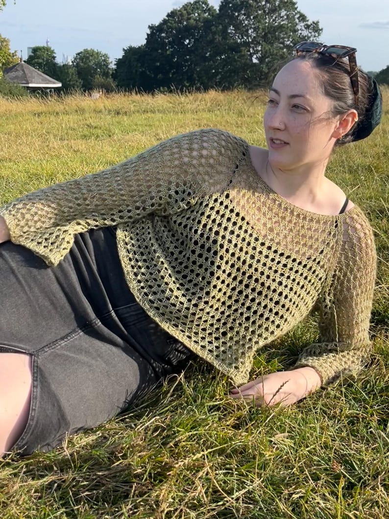 Lisbon Lace Top Knitting Pattern: PDF Pattern - Etsy