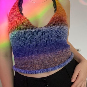 Halter Top Knitting Pattern - Etsy