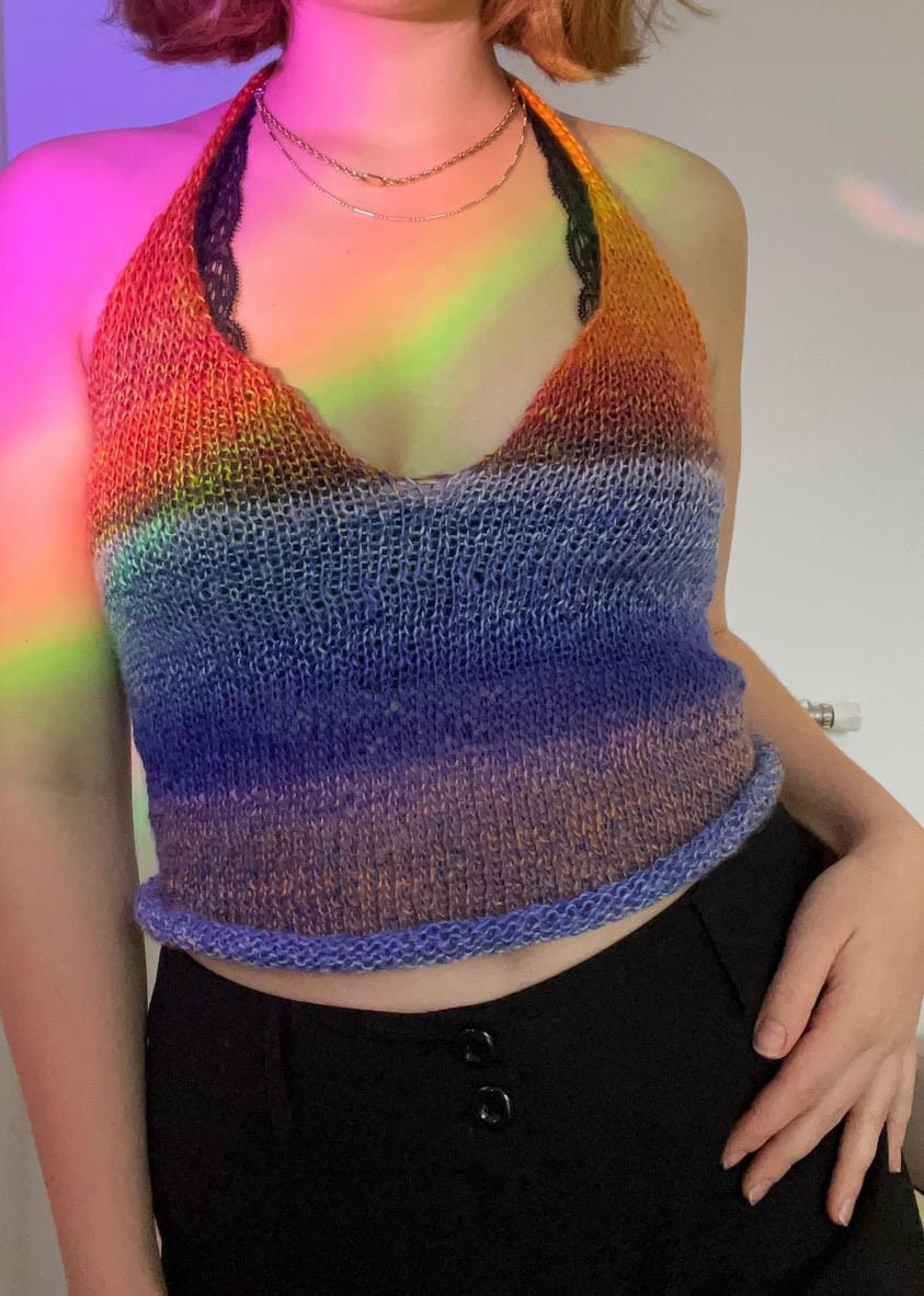Halter Top Knitting Pattern - Etsy