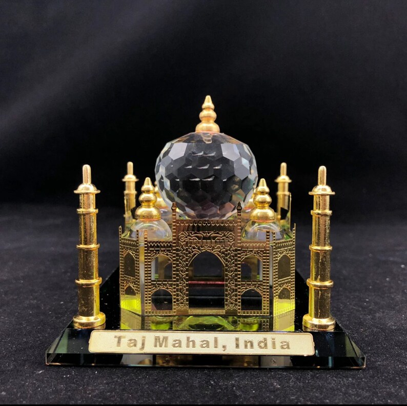 Crystal 24k Gold Plated Taj Mahal Home Decorative - Etsy Australia