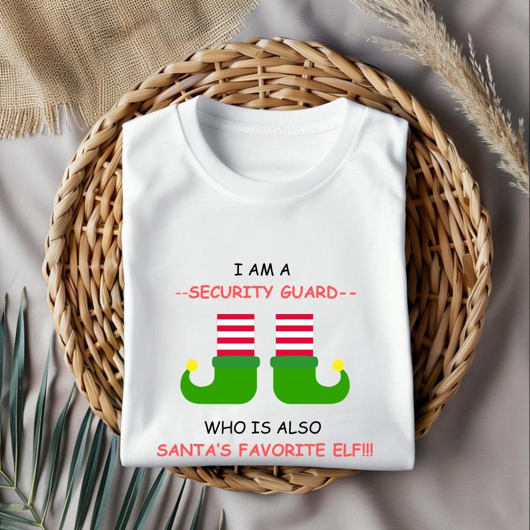 Security Guard Christmas Tshirt, Security Guard Christmas Gift ...