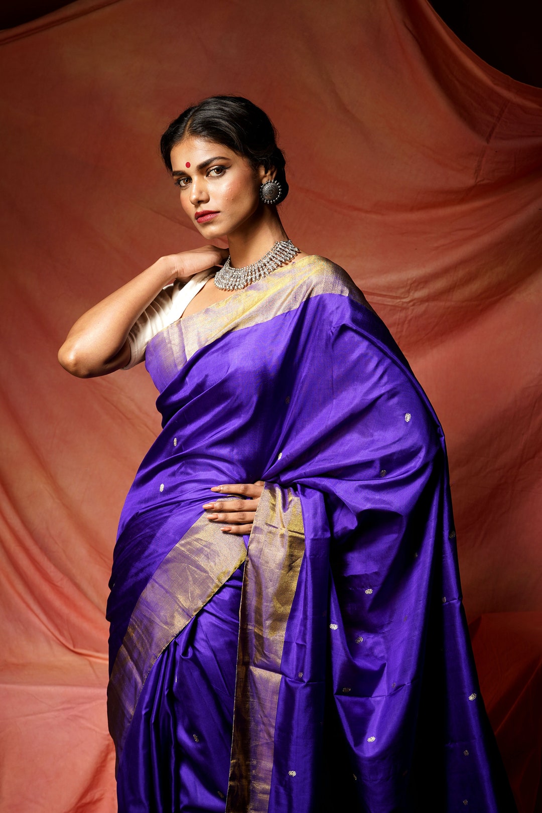 Handloom Pure Silk Paithani, Indian Handloom Saree - Etsy