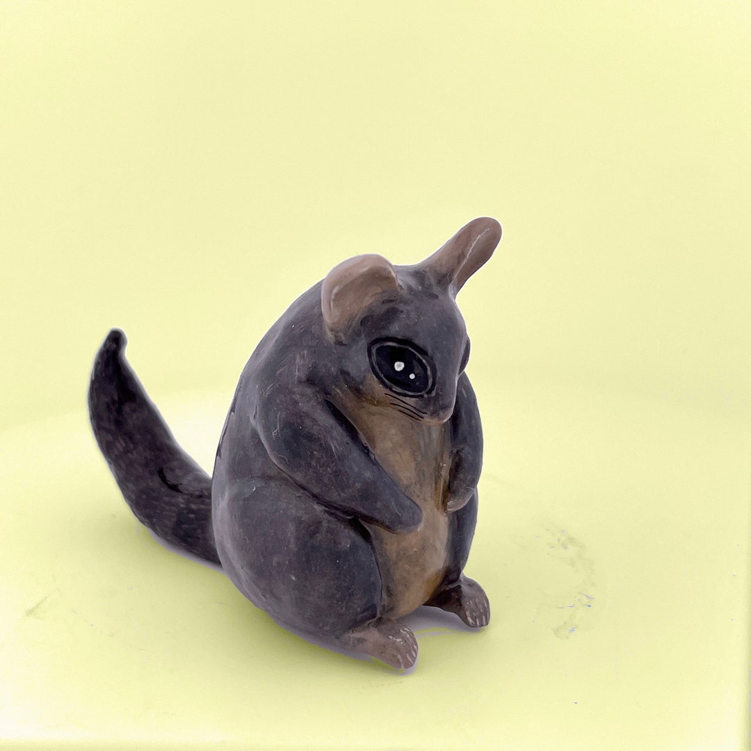 Handmade Polymer Clay Possum Sculpture Cute Desk Buddy Gift - Etsy