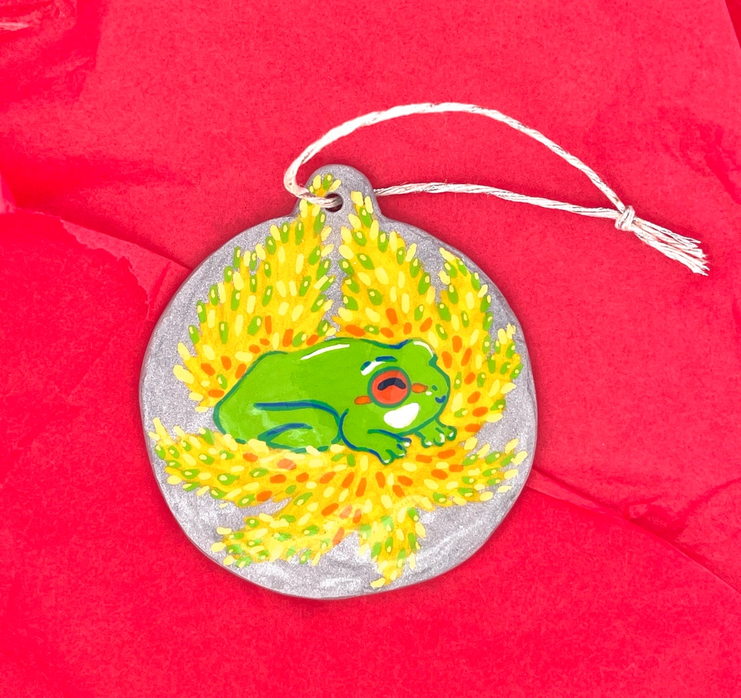 Handmade Australian Tree Frog Christmas Ornament Hand - Etsy