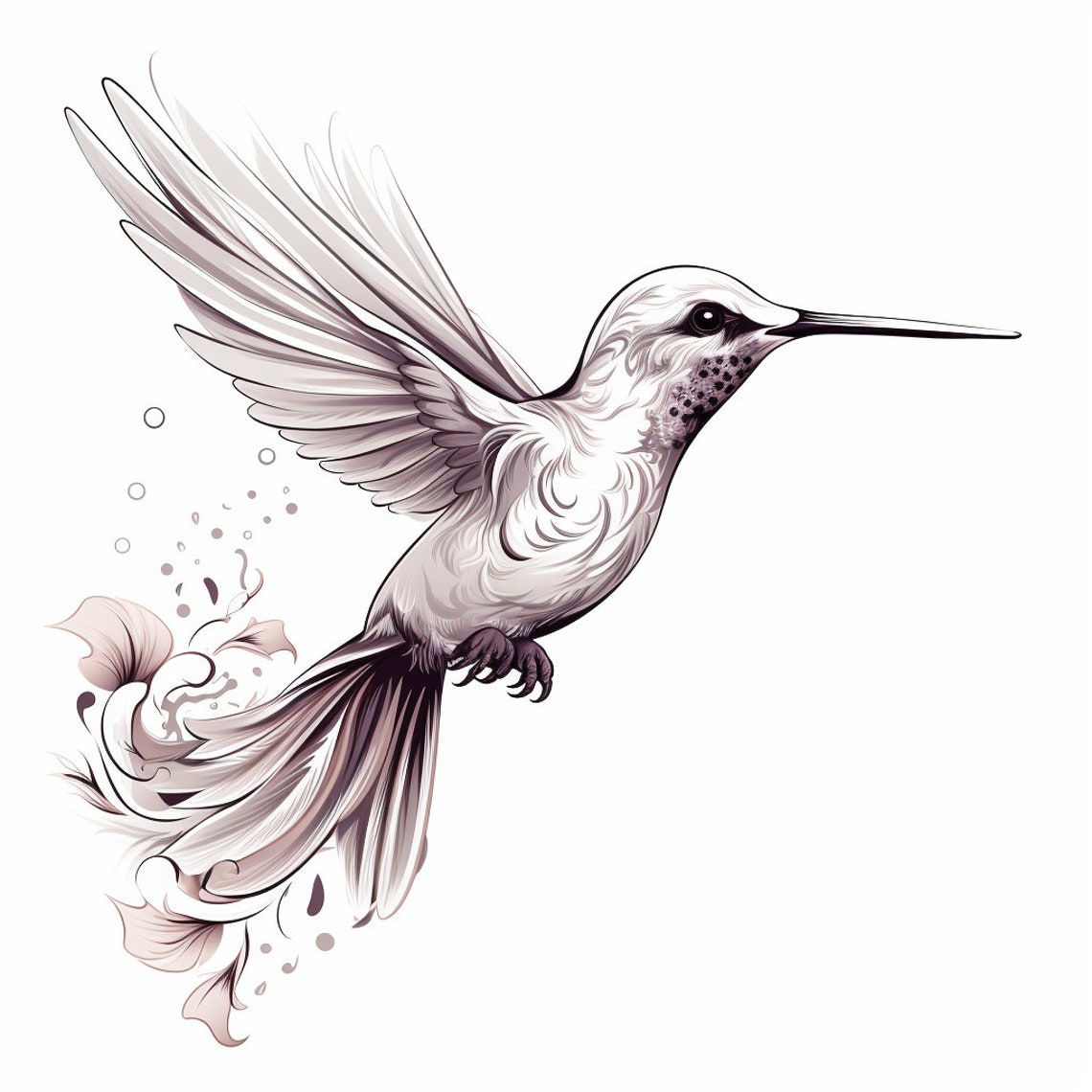 Hummingbird Tattoo | Simple Hummingbird Tattoos | Bird Tattoo | Tattoo ...