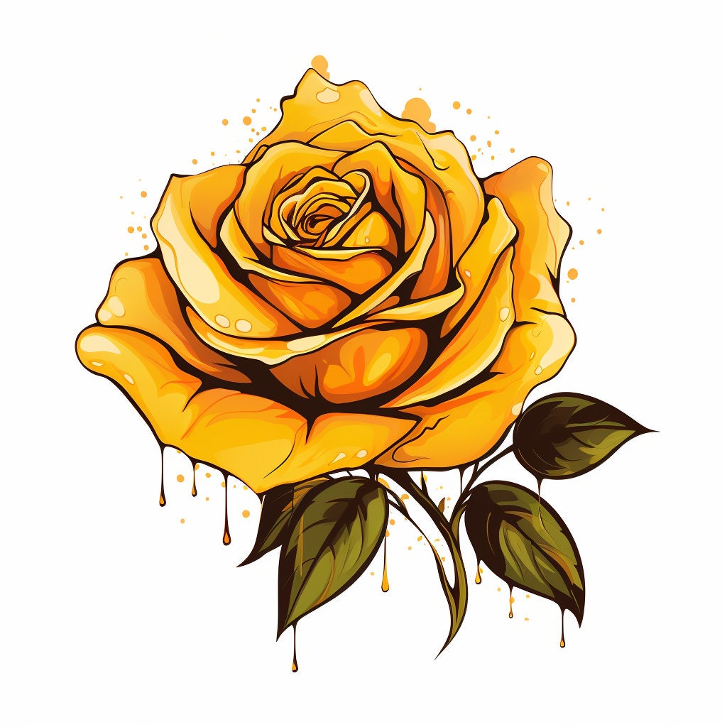 Yellow Rose Tattoo Designs Simple Small Rose Tattoos Design ...