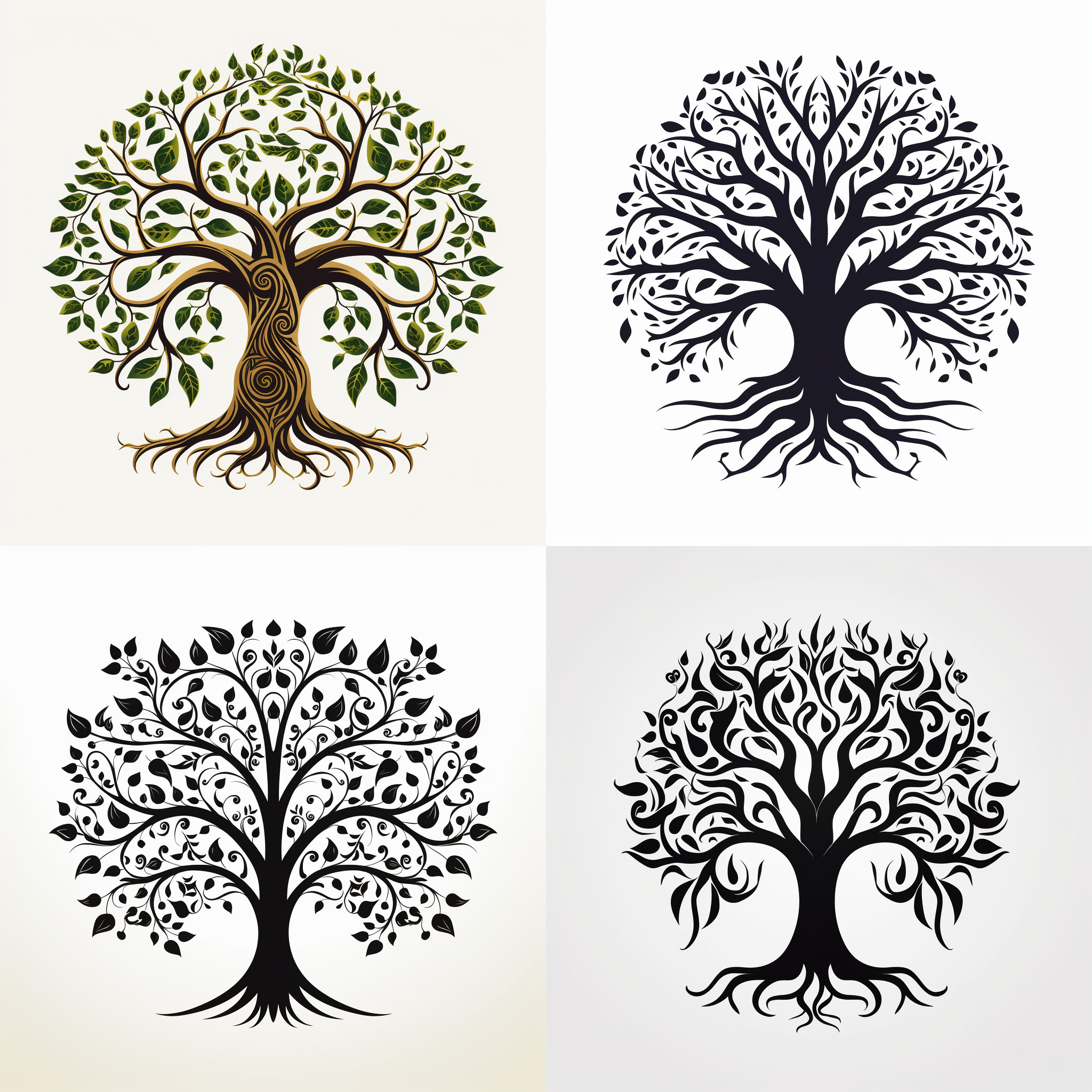 Tree of Life Tattoo Vector PNG | Family Tree, Family Reunion, Tattoo ...