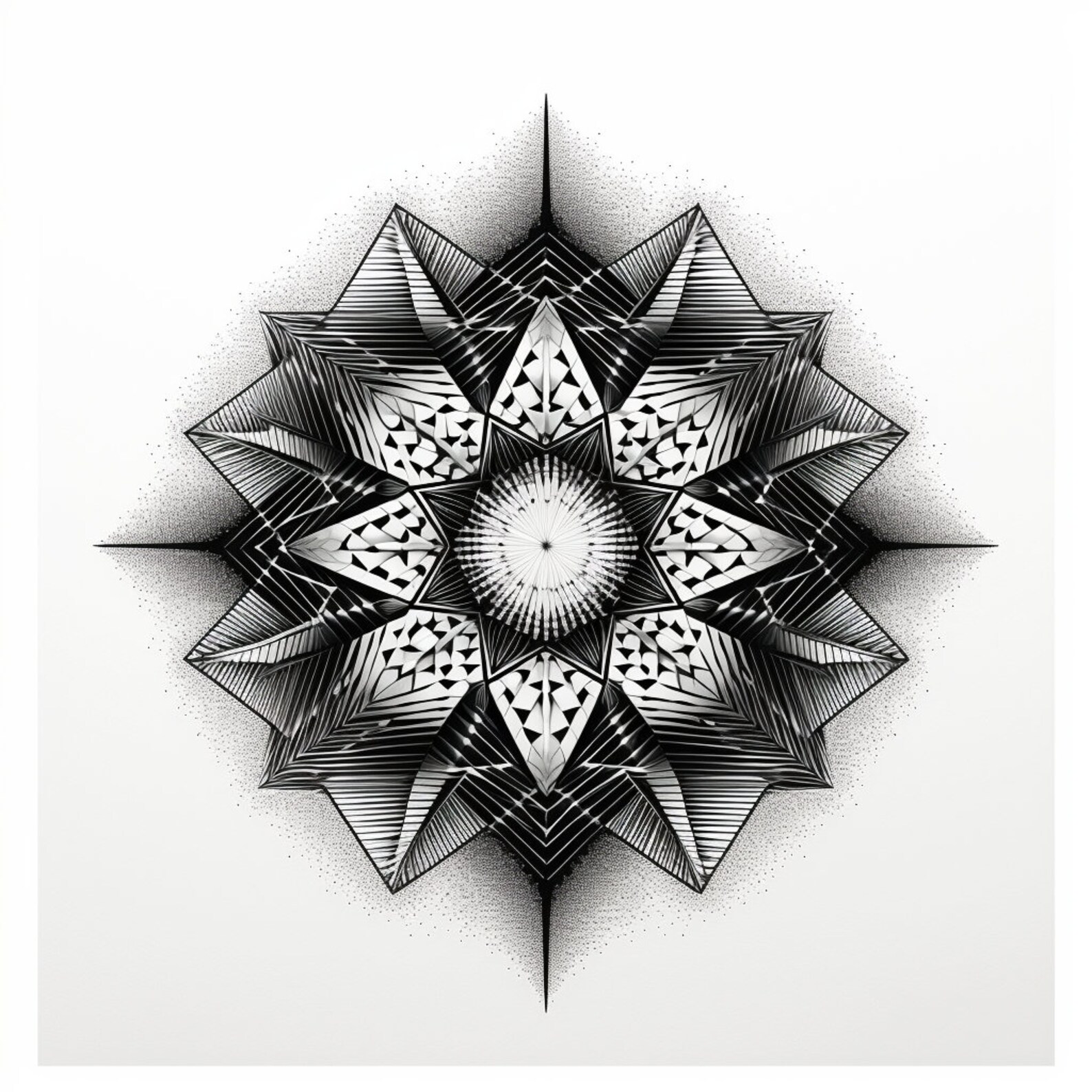 Geometric Stipple Tattoo | Geometric PNG | Forearm Geometric | Tattoo ...