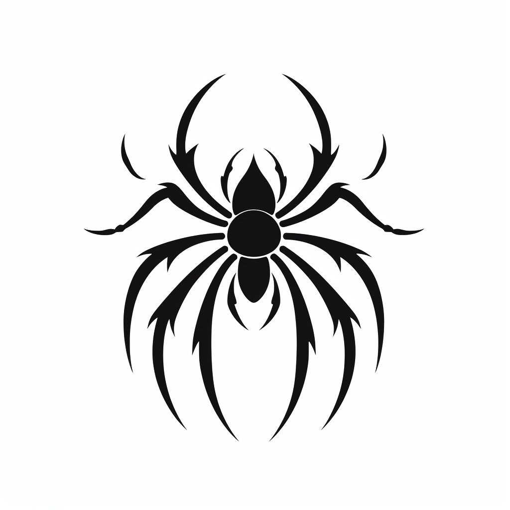 Black Spider Tattoo Designs PNG | Tattoo Flash Digital Download ...