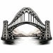 Bridge Tattoo | Tattoo Flash Digital Download | Simple Bridge Tattoo ...