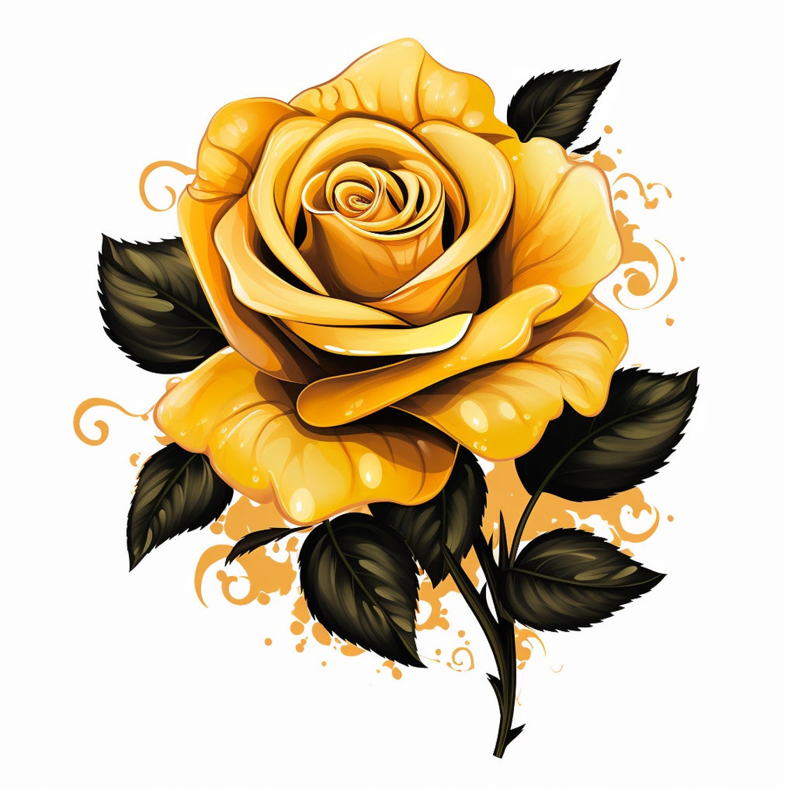 Yellow Rose Tattoo Designs Simple Small Rose Tattoos Design ...
