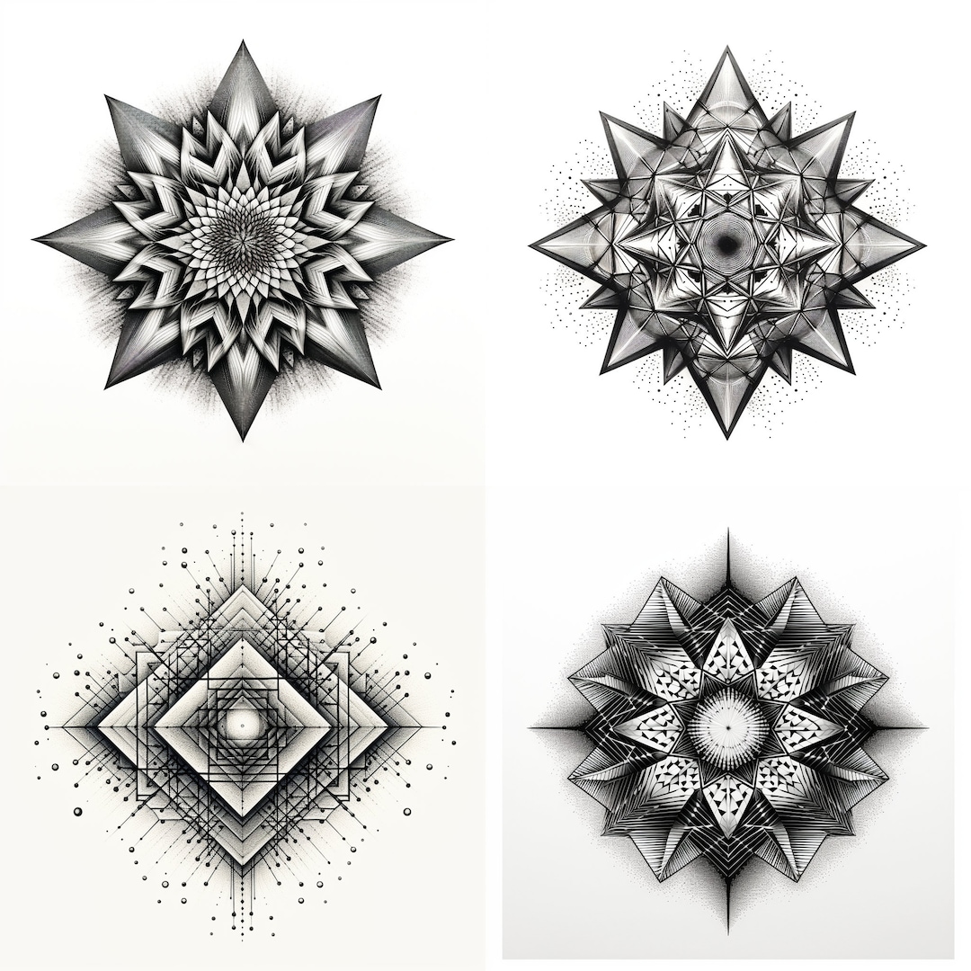 Geometric Stipple Tattoo | Geometric PNG | Forearm Geometric | Tattoo ...