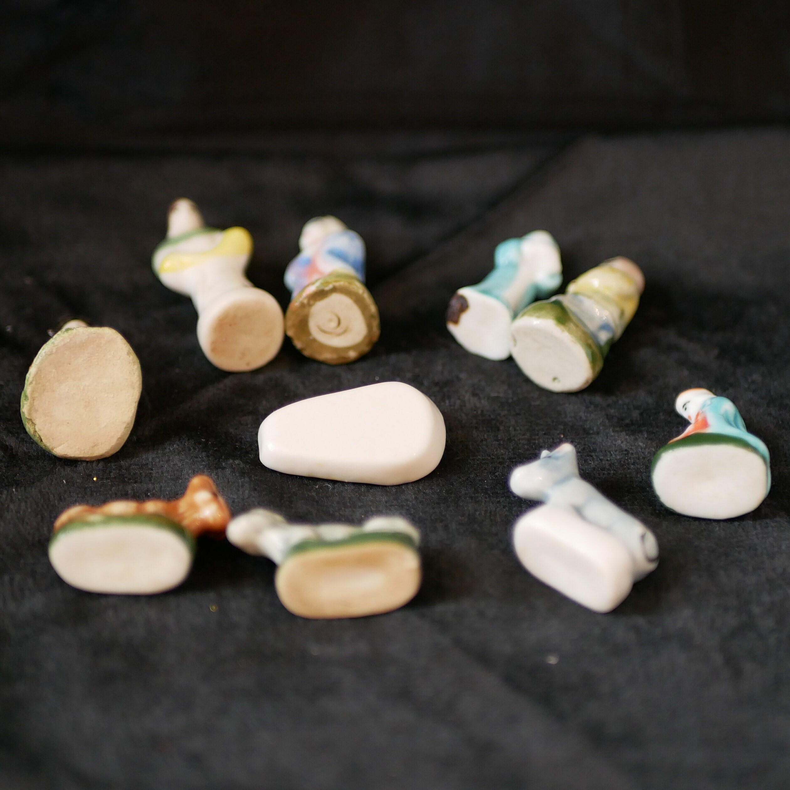 French Feve Vintage Miniature Nativity Scene Christmas Decoration ...