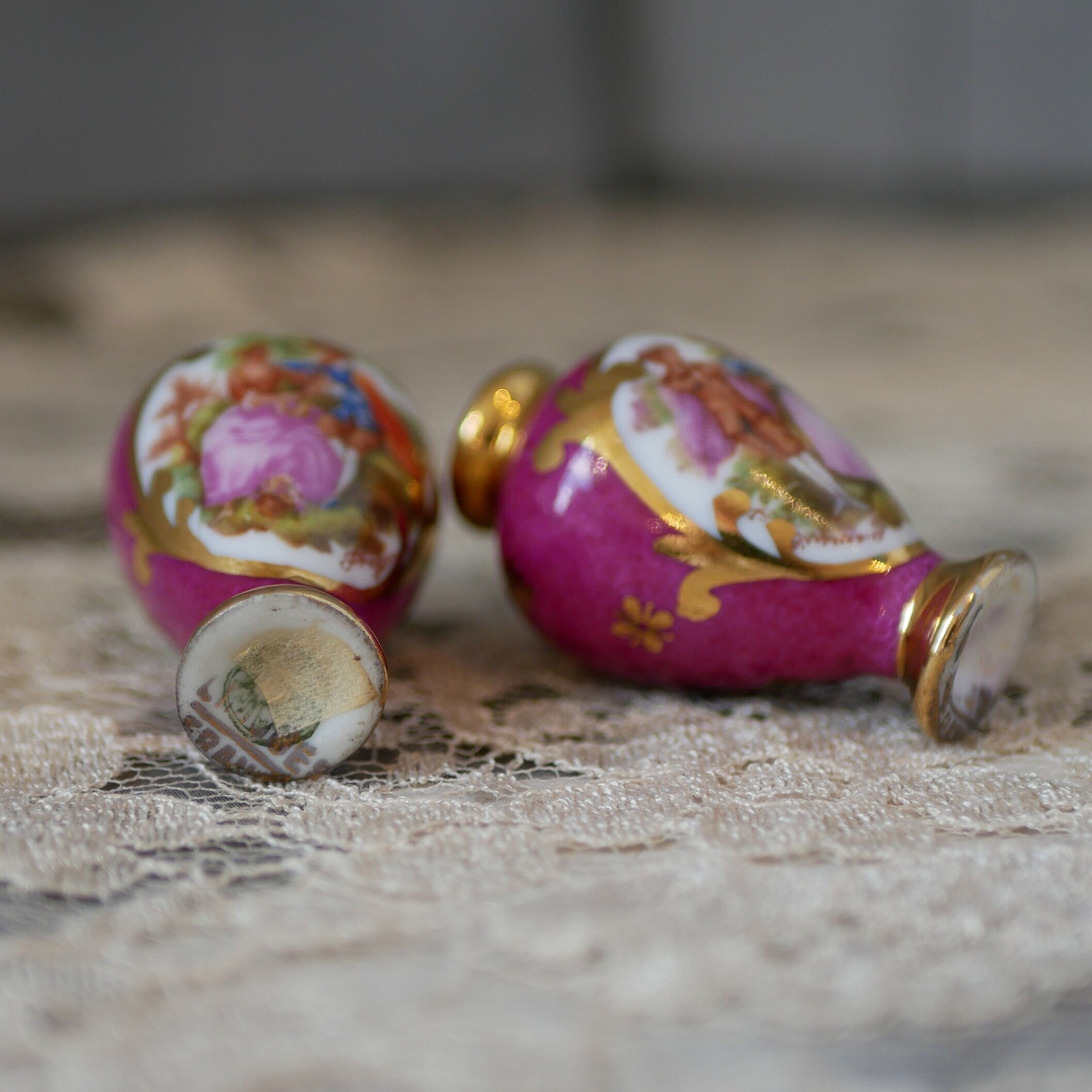 Miniature Vintage Limoges Porcelain Vases - Etsy