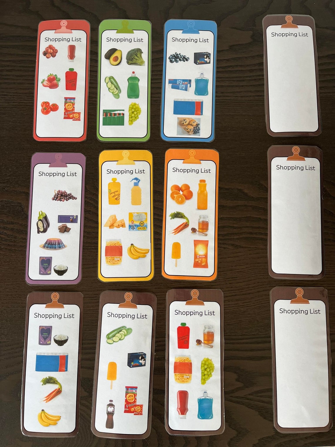 Play and Learn Real Food Shopping: EYFS Vocabulary and Color Matching ...