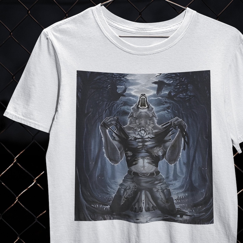 Funny Wolf Ripping Shirt - Etsy