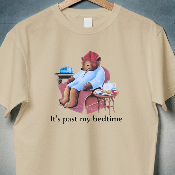 Sleepy Bear Tea Shirt - Etsy