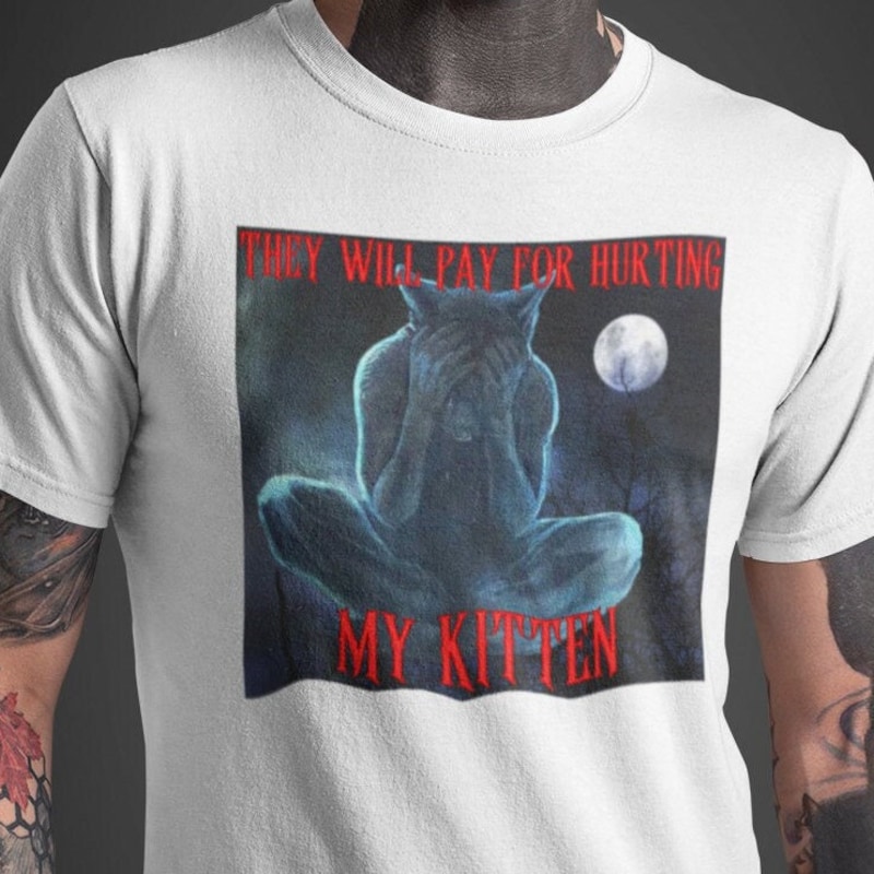 Werewolf Ripping Shirt - Etsy