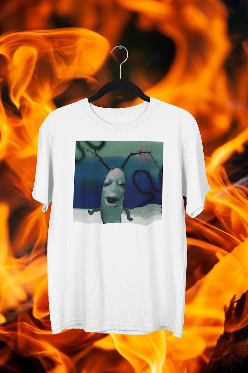 Camiseta divertida con meme de plancton maldito, camiseta divertida con ...