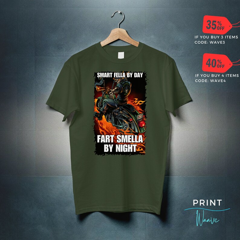Evil Skeleton Shirt Meme, Smart Fella Fart Smella, Offensive Gifts ...