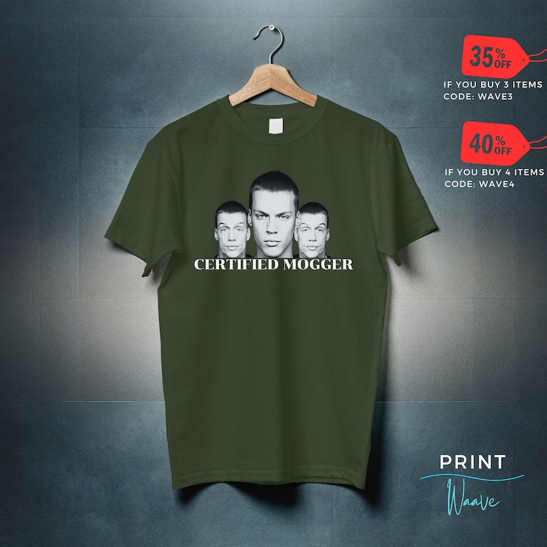 Certified Mogger Shirt, Mogging, Looksmaxxing, Mewing, Mew, Meme Shirt ...