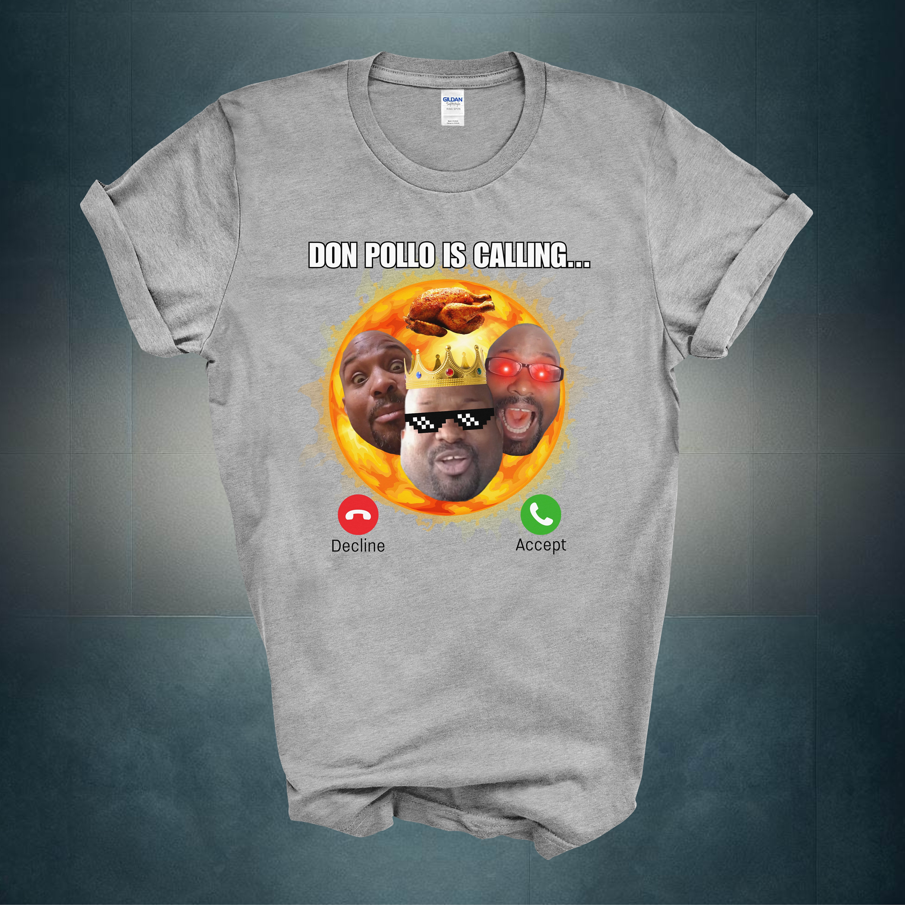 Chemise Virale Meme Drôle Don Pollo T Shirt King Of Ohio T Shirt Salsa Y Picante T Shirt Meme