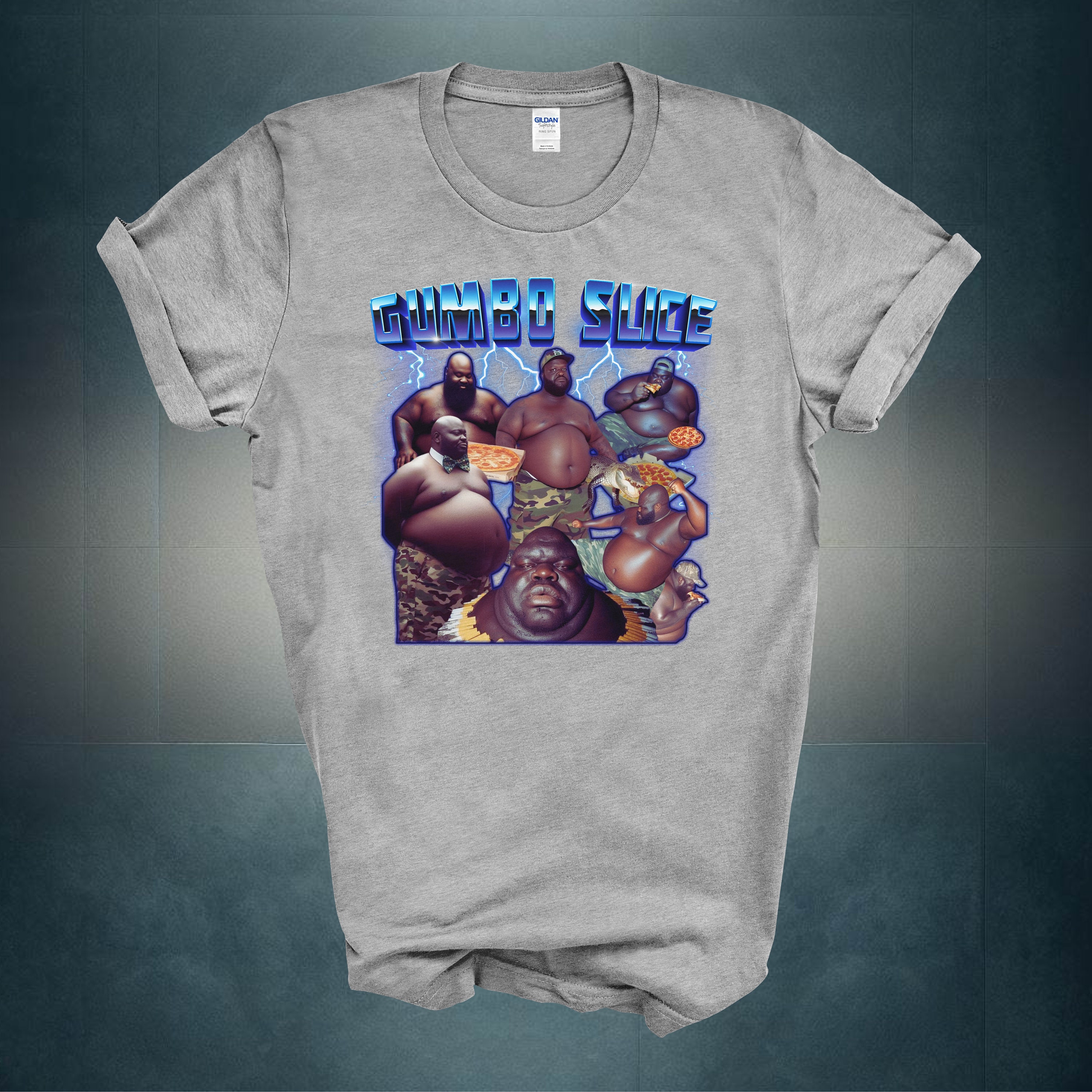 Guy Kicking Alligator Meme Funny Viral Shirt, Gumbo Slice Tshirt ...