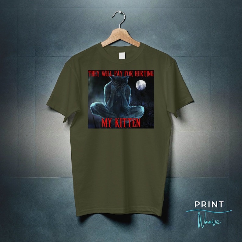 Wolf Ripping Shirt Meme Funny Shirt, Oddly Specific, Offensive Gifts ...