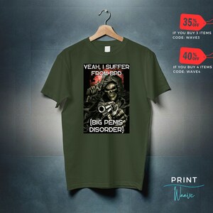 Evil Edgy Skeleton I Suffer From BPD Shirt, Funny Dank Meme Shirt ...