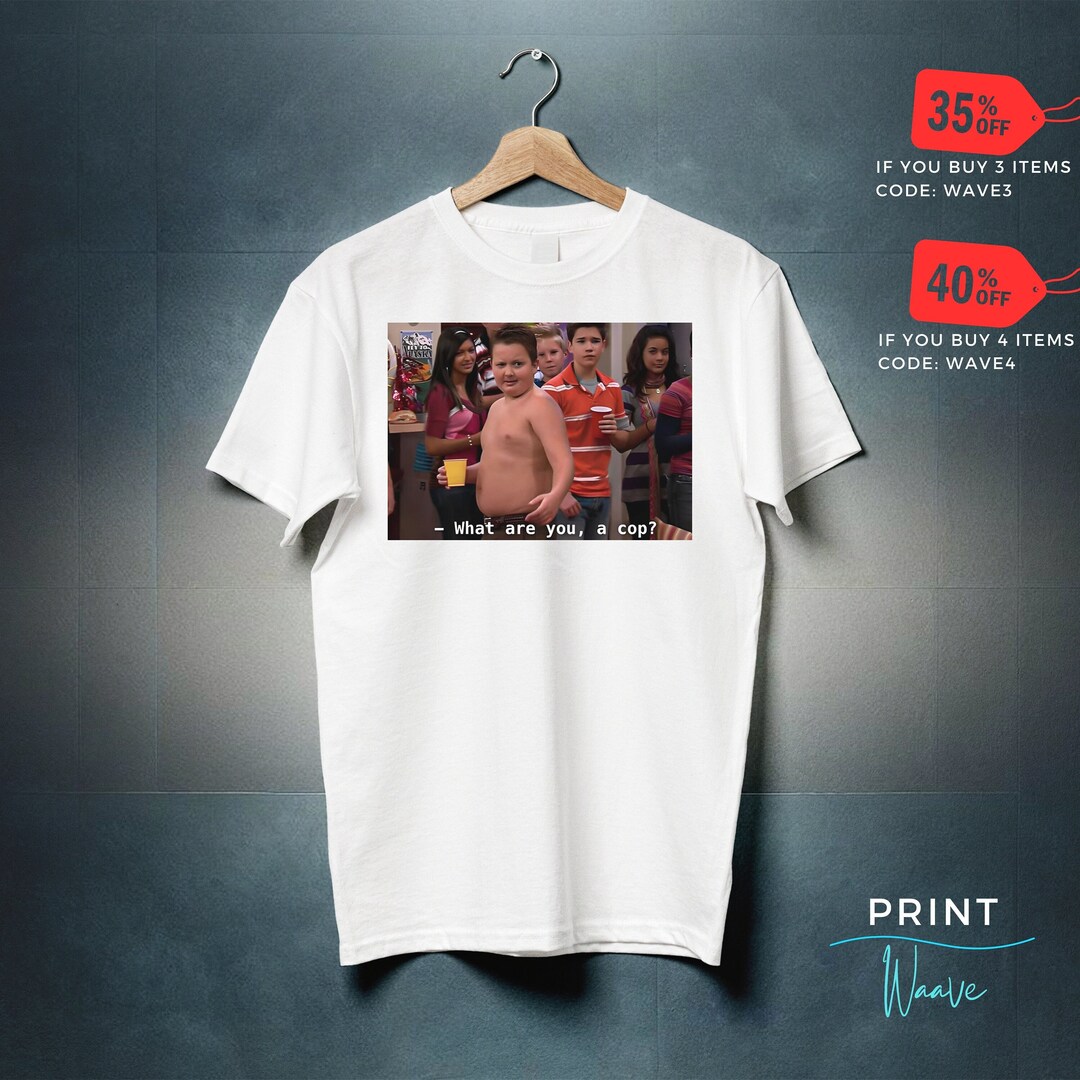 Gibby Gibson Funny Shirt, Never Gib up Icarly Meme Funny Shirt Tv Show ...