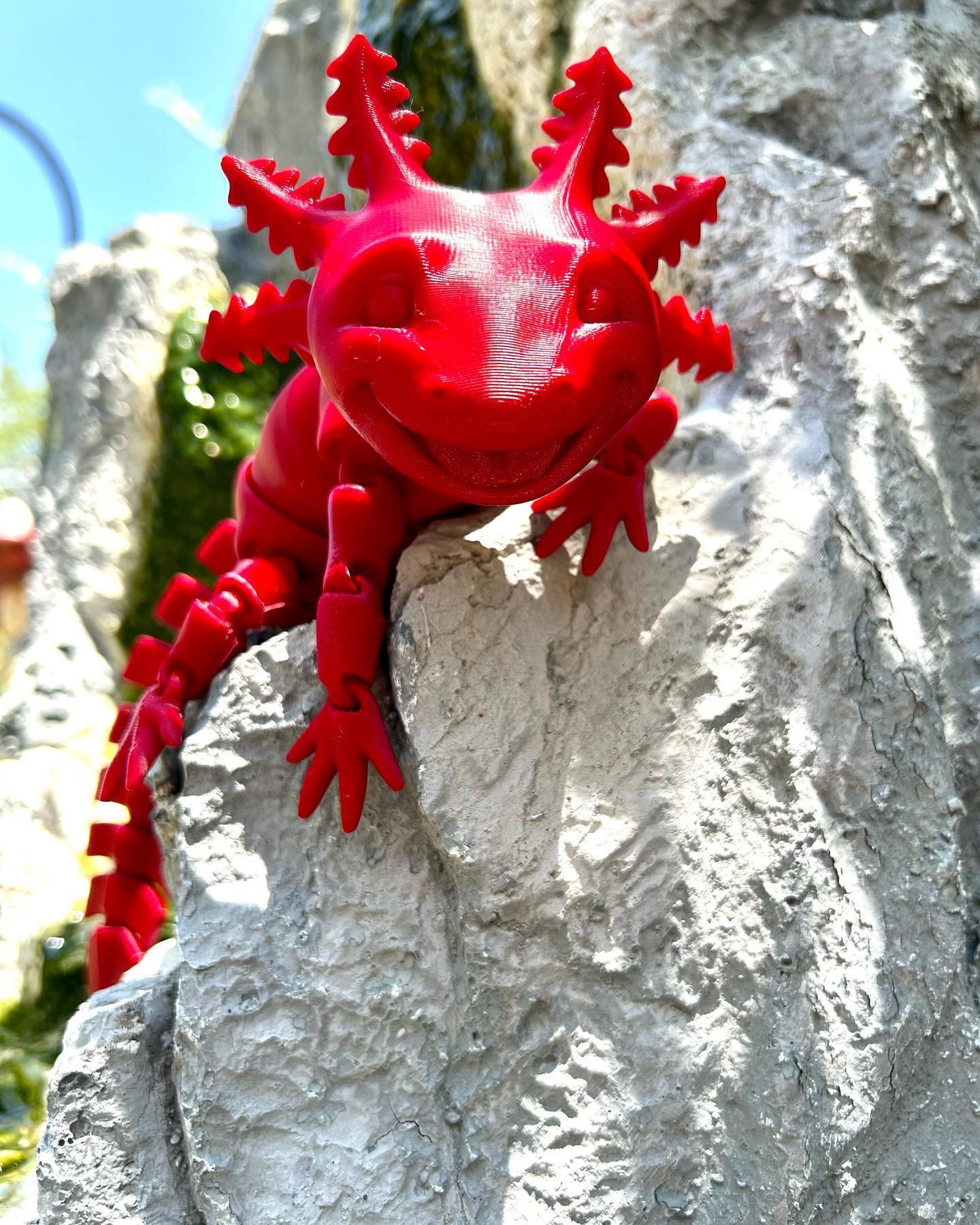 Axolotls Articulating Axolotls 3D Printed Multiple Color - Etsy