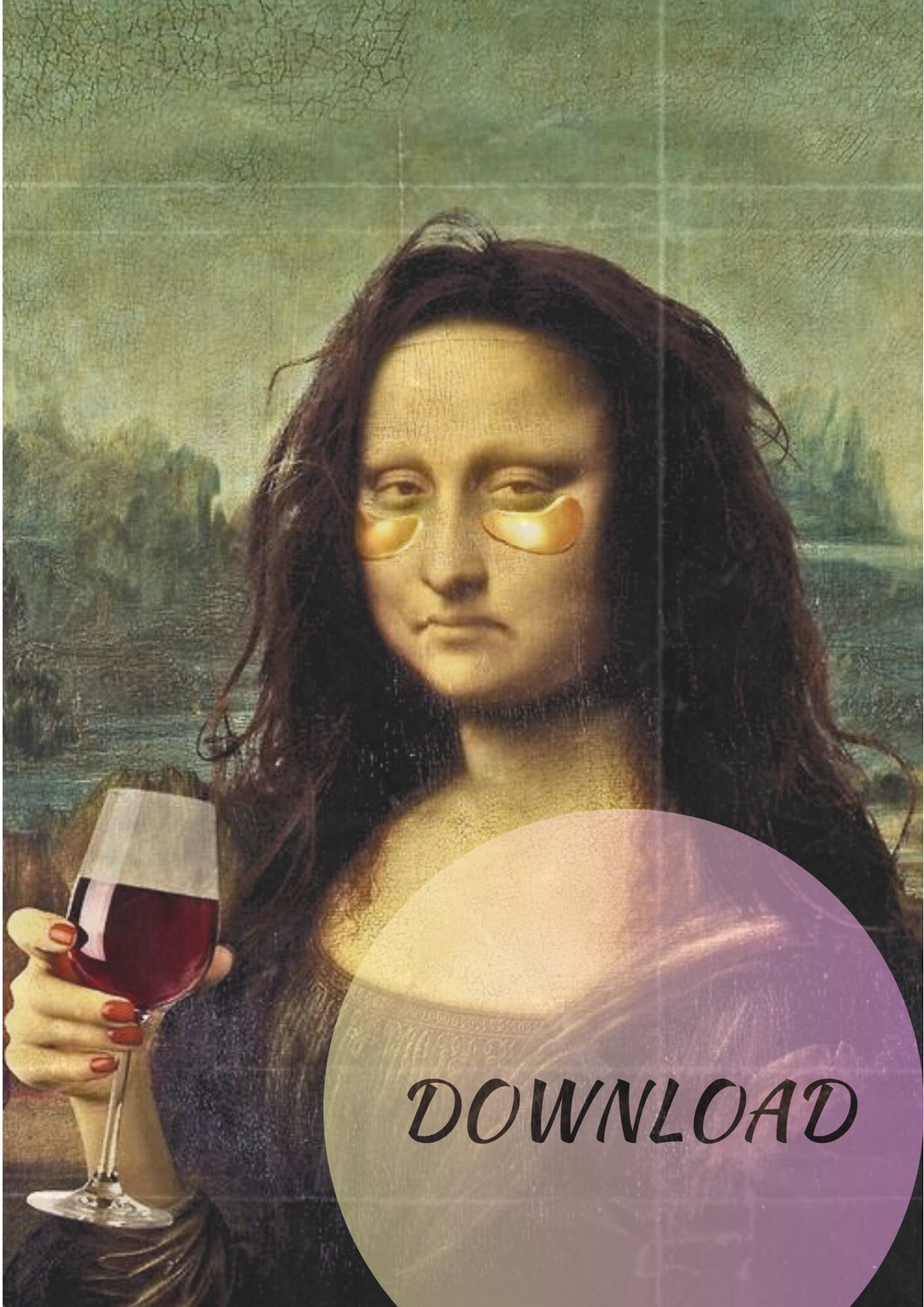 Mona Lisa Svg , Mona Lisa Canvas ,mona Lisa Art,mona Lisa Digital ...