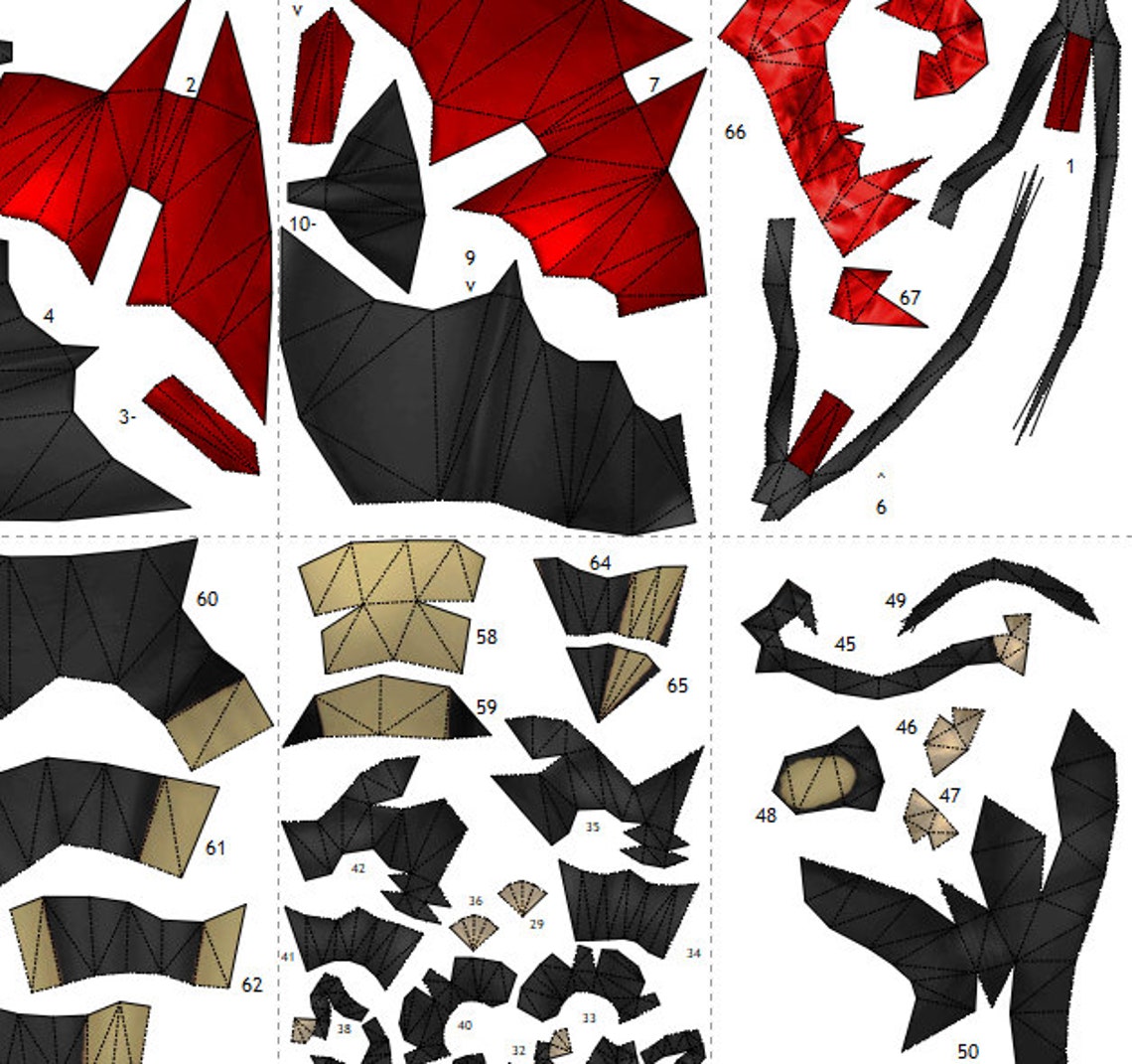 CHARIZARD Pokémon Papercraft PDF SVG Figure - Etsy Canada