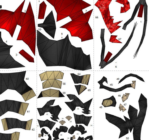 CHARIZARD Pokémon Papercraft PDF SVG Figure - Etsy Canada