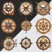 Pirates Compass Clip Art Bundle - Marine Pirate Compass, Steampunk ...