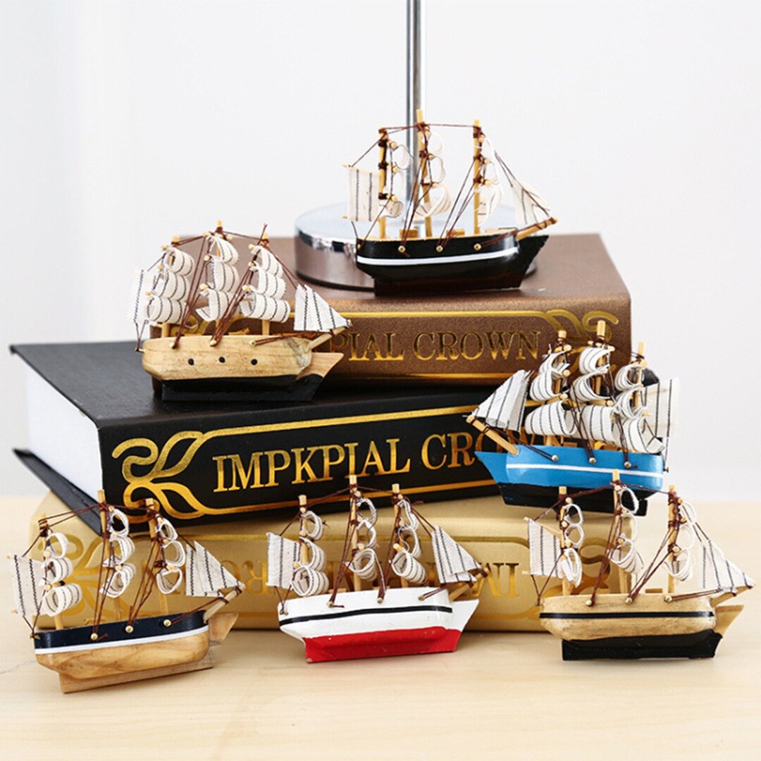 Mediterranean Style Wooden Sailboat Fridge Magnet 3D Boat - Etsy