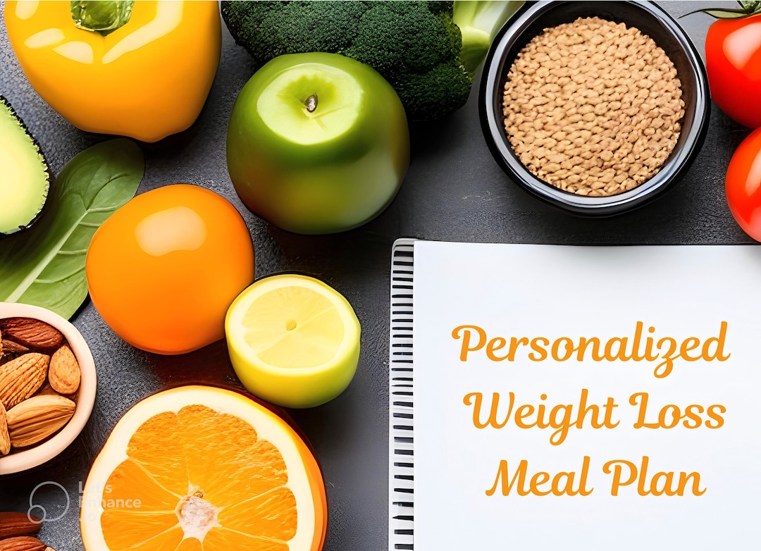 Personalized Weight Loss Meal / Diet Plan - Etsy