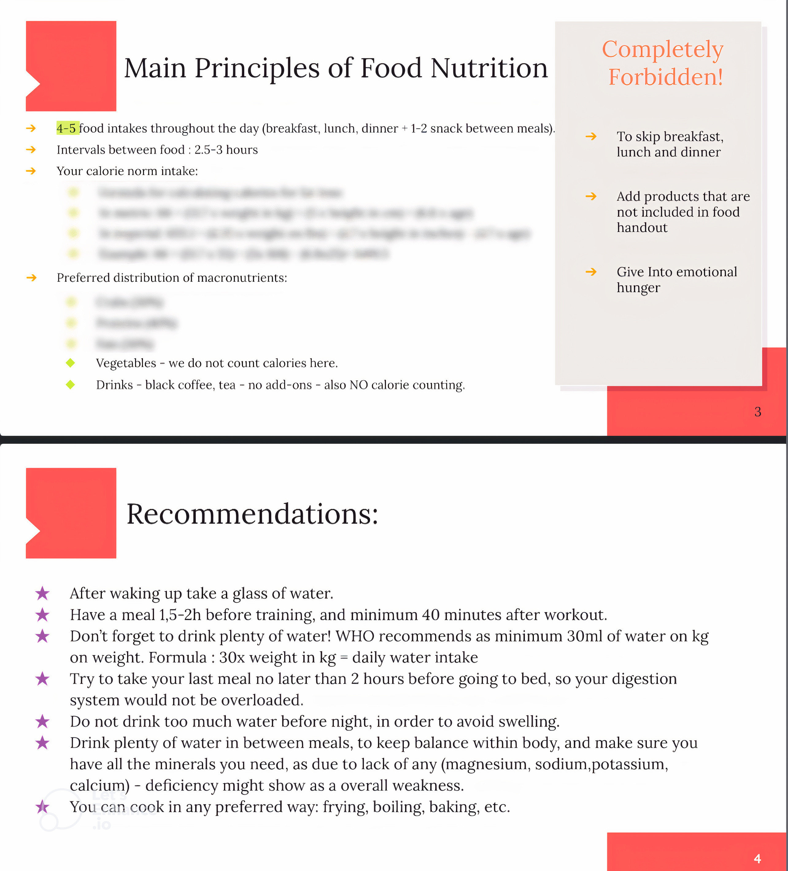 Personalized Weight Loss Meal / Diet Plan - Etsy