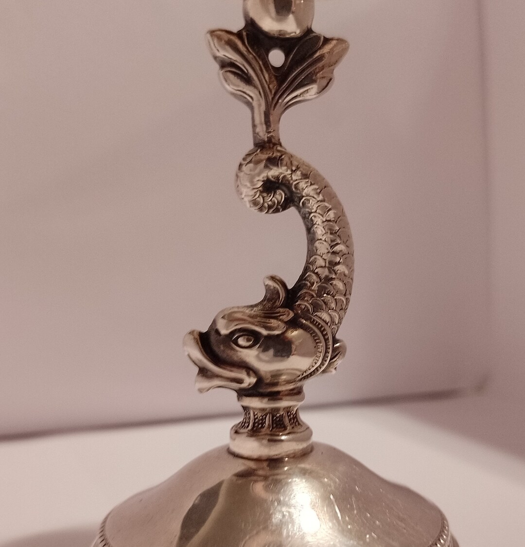 Koi Fish Dolphin Candlestick Holder Solid Silver 915 Spain First Part ...