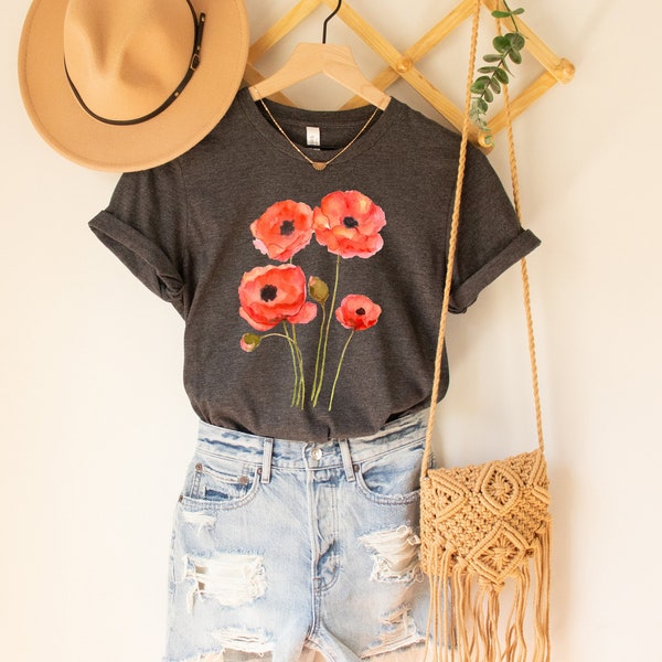 Red Poppy - Etsy