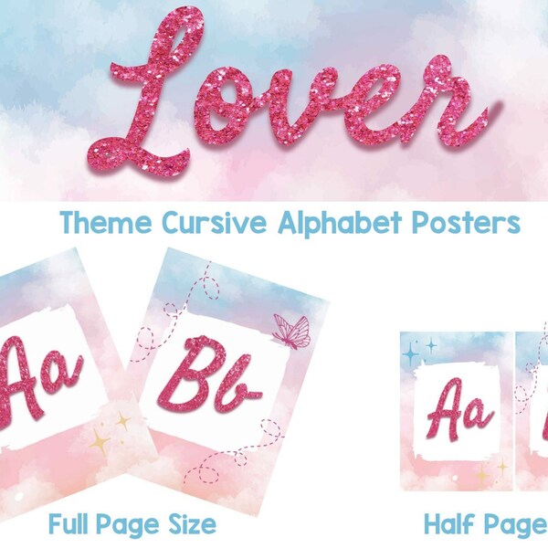 Cursive Alphabet - Etsy