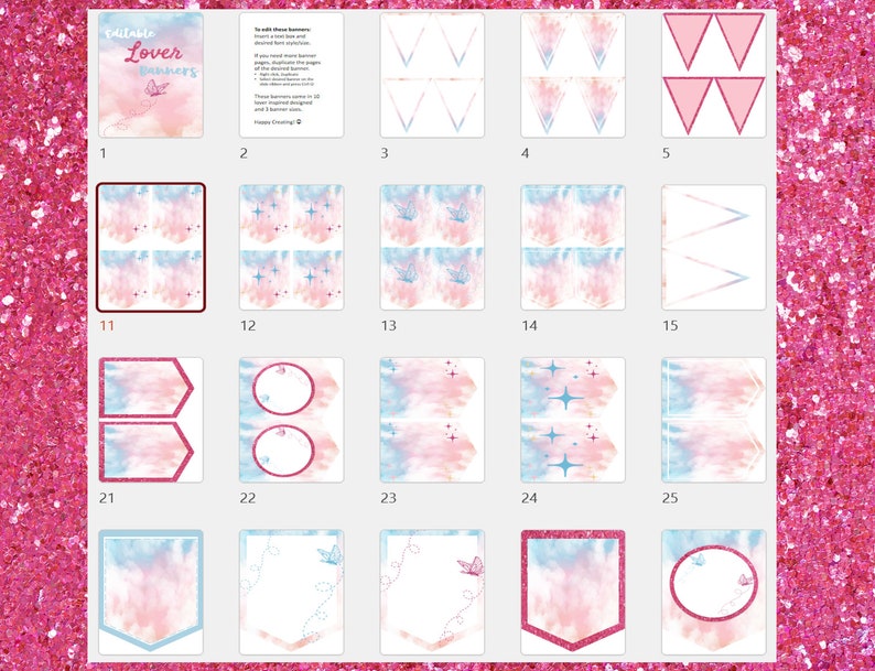 Editable Taylor Swift Lover Theme Banner Posters Printable Banners ...