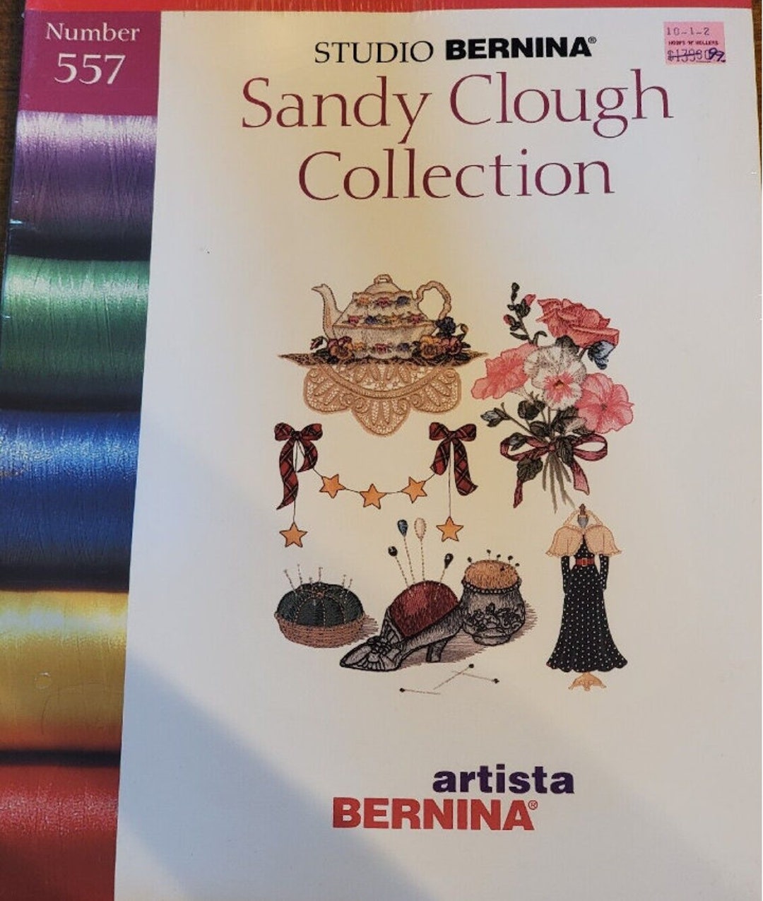 New Studio Bernina Embroidery Designs Card 557 Sandy Clough - Etsy